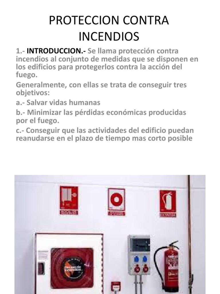 Proteccion Contra Incendios | PDF | Química | Peligros