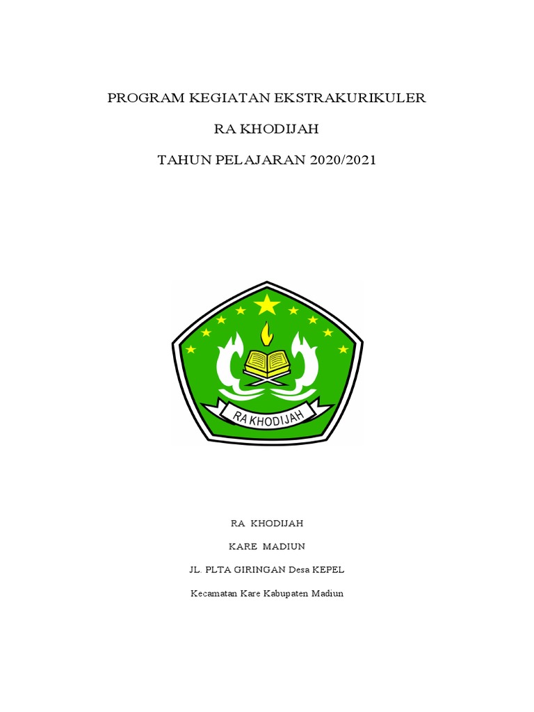 Program Kegiatan Ekstrakurikuler | PDF