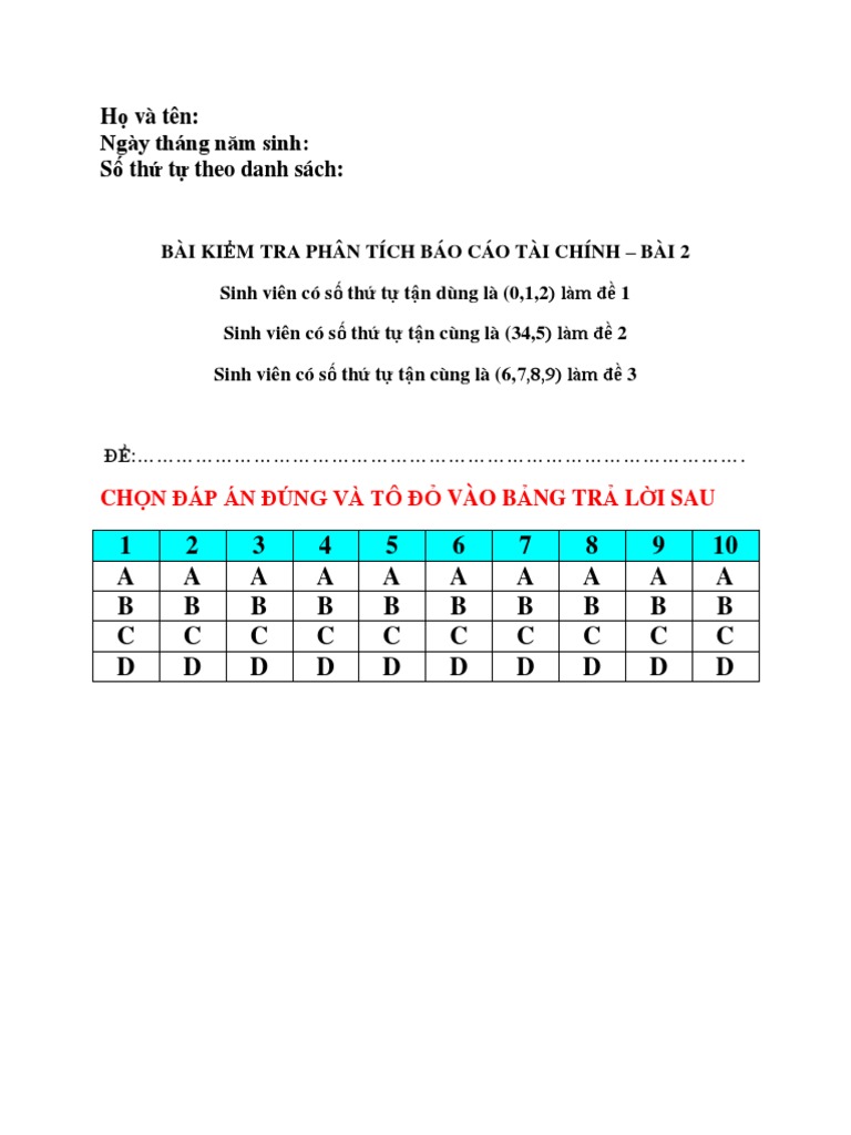 Phân Tích BCTC | PDF