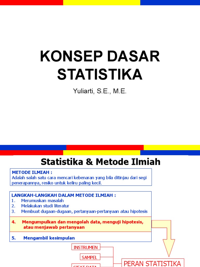 Pertemuan 2 - Konsep Dasar Statistika | PDF