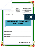 Internship Logbook Template | PDF | Internship | Job Hunting