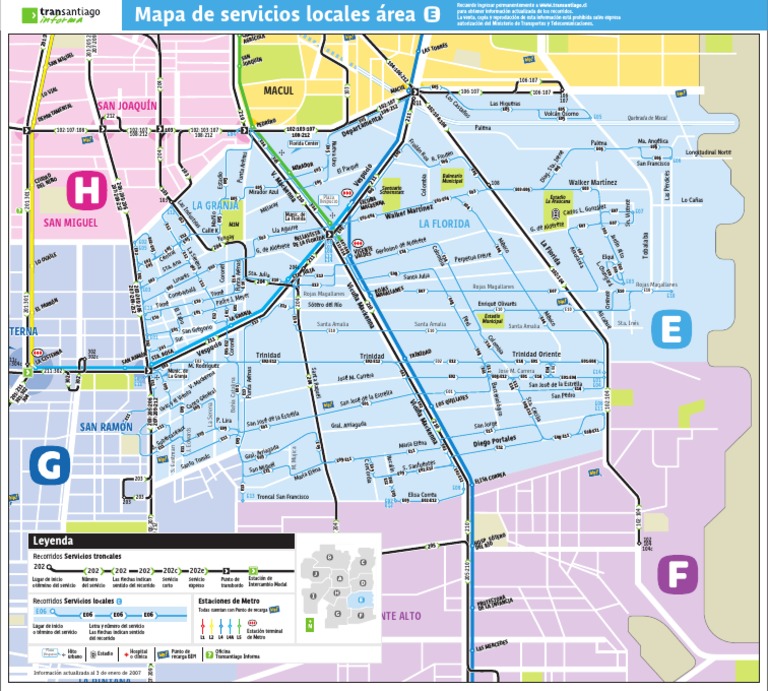Mapa Area E | PDF