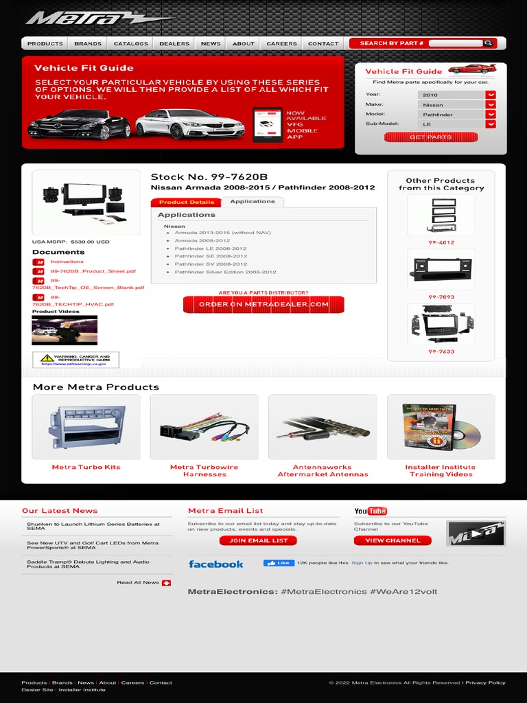 Metra Online | PDF | Nissan | Cars Of Japan