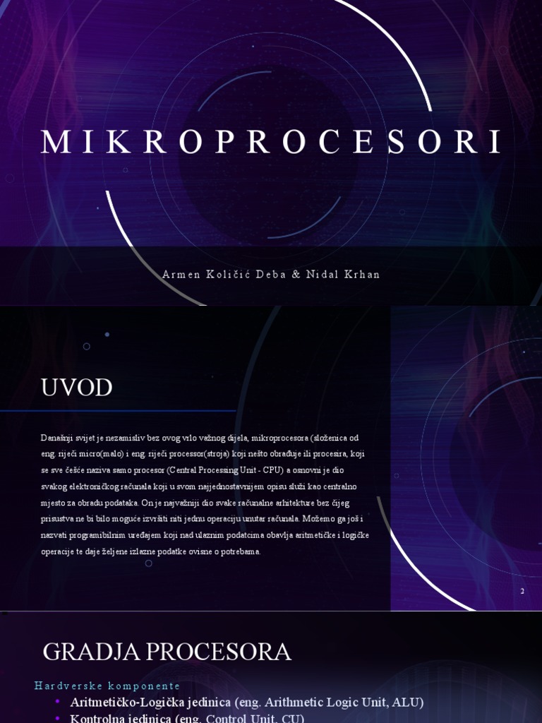 MIKROPROCESORI | PDF