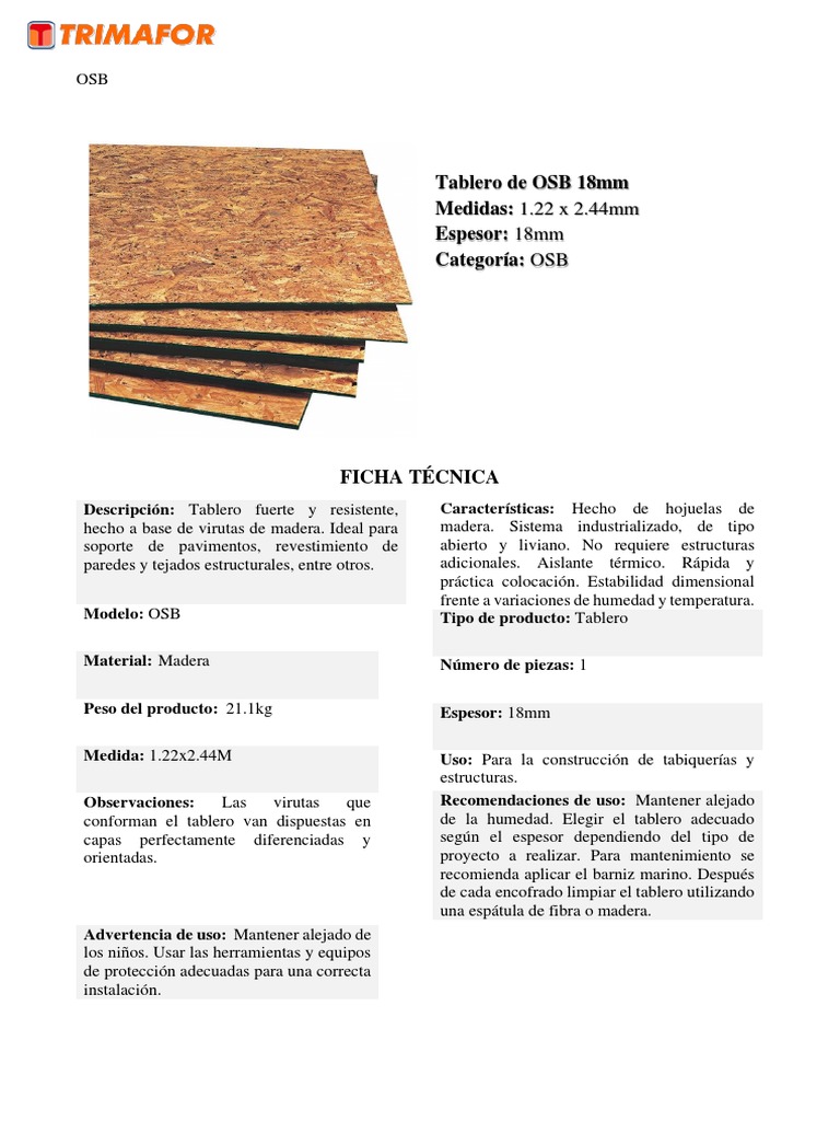 Osb 18mm | PDF