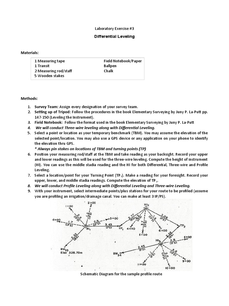Exercise No.3 LEVELLING | PDF | Surveying | Science