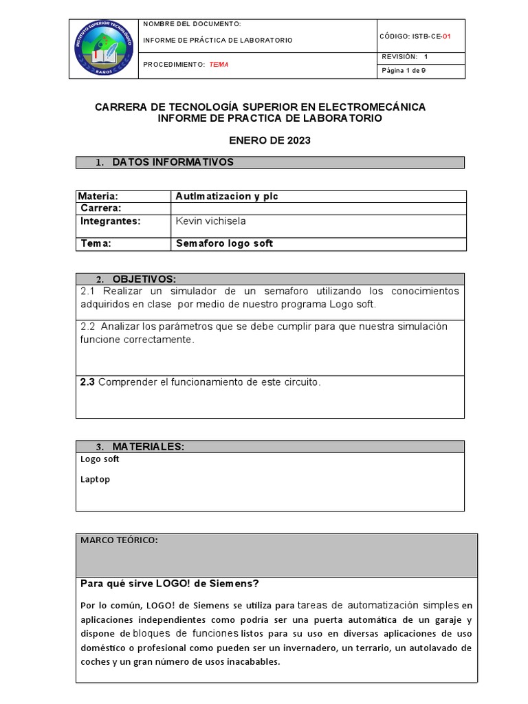 Simulación de Semáforo en Logo Soft | PDF | Semáforo