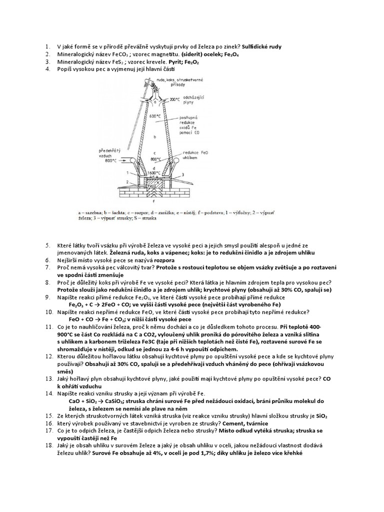 Fe Otázky Vyplněné | PDF