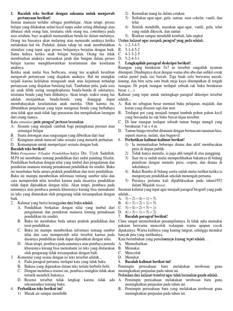 PM SNBT 4 | PDF | Karier & Perkembangan