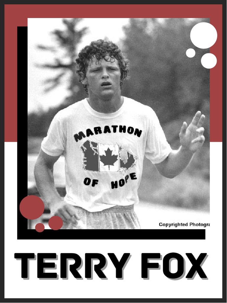 Terry Fox INFOgraphic Poster | PDF | Sports et loisirs | Histoire