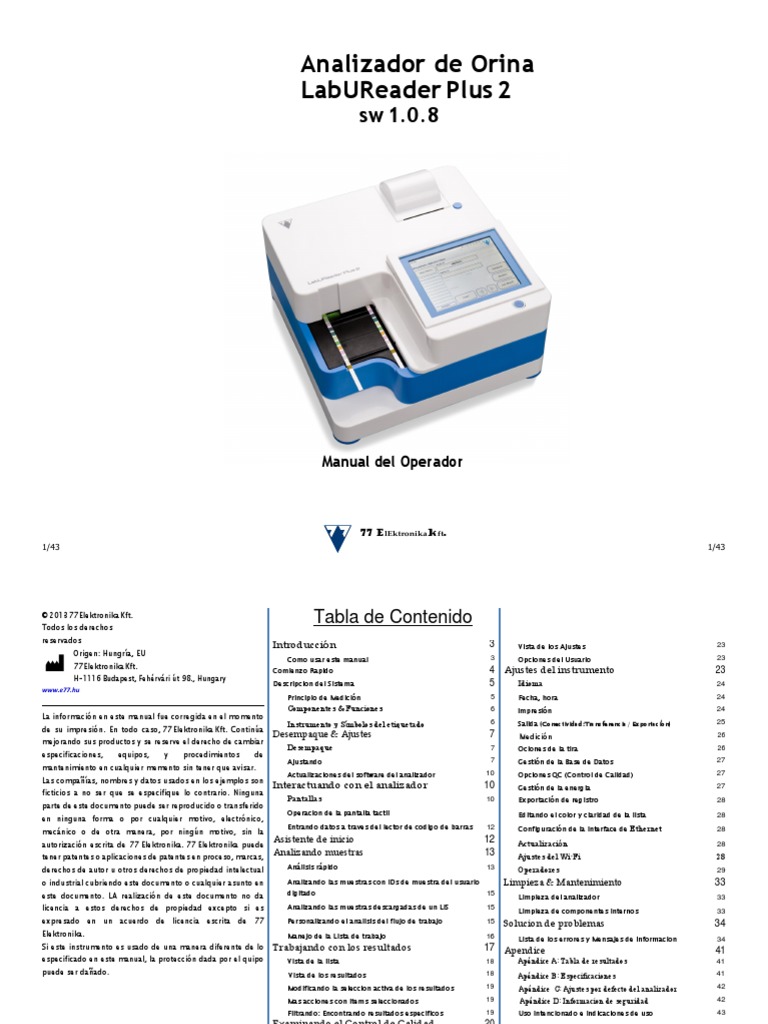 44.labureader Plus | PDF | USB | Diodo emisor de luz