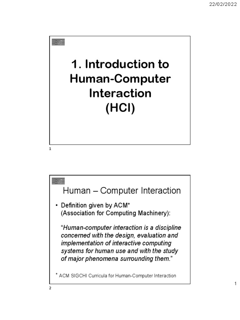 HCI - Chapter - 1 - 2 | Download Free PDF | Perception | Retina