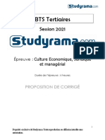BTS 2025 Corrigé CEJM | PDF | Business | Fiabilité du produit