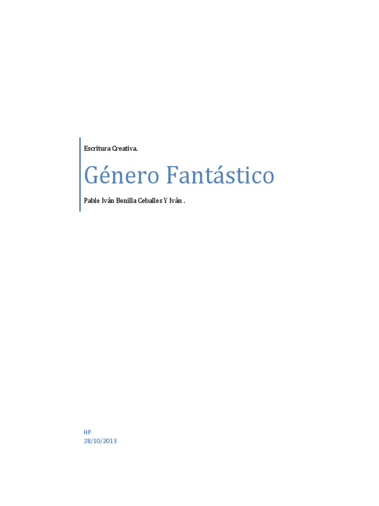 Análisis del género fantástico: definiciones y características clave ...