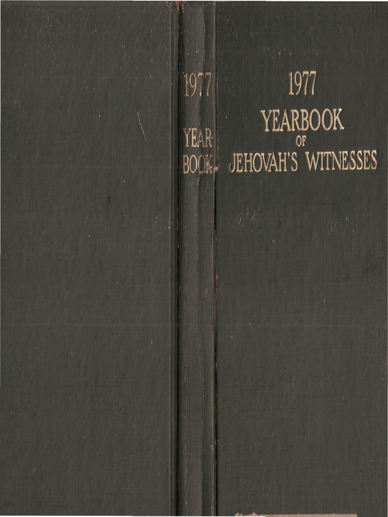1977 Yearbook of Jehovah's Witnesses | PDF | Jesus