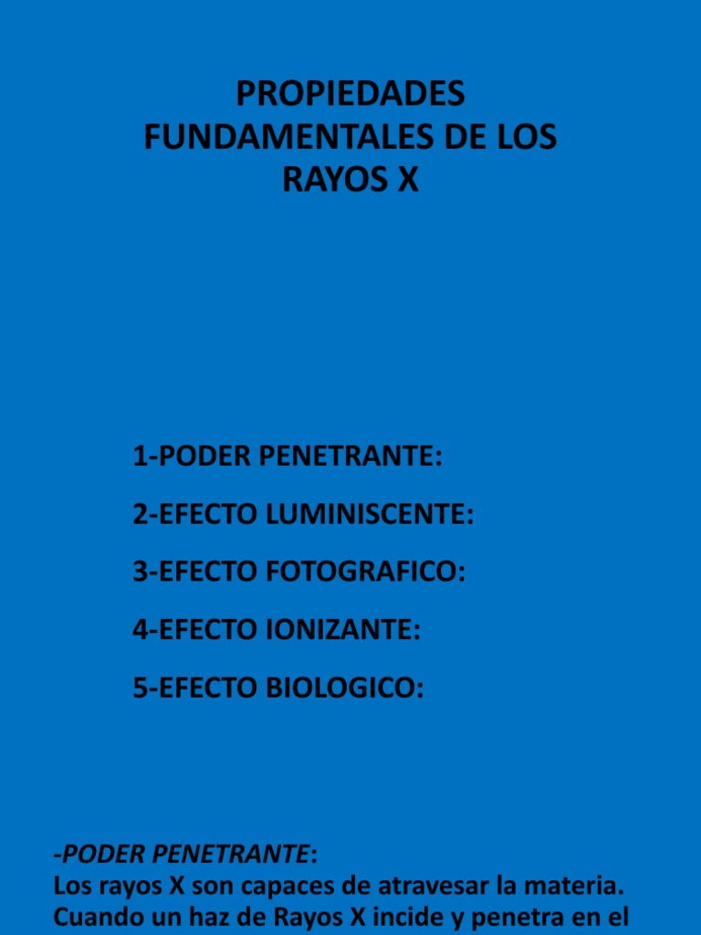 Unidad 5-Produccion de Los Rayos X | PDF | Rayo X | Electrón