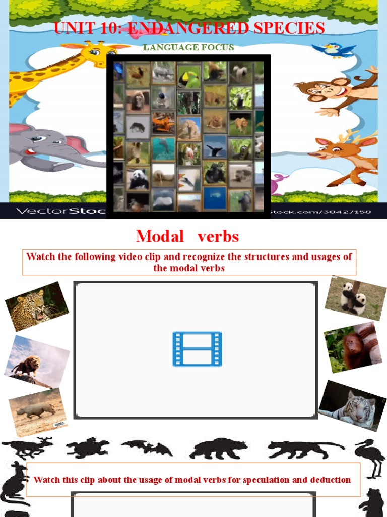 Modal Verbs in Endangered Species | PDF