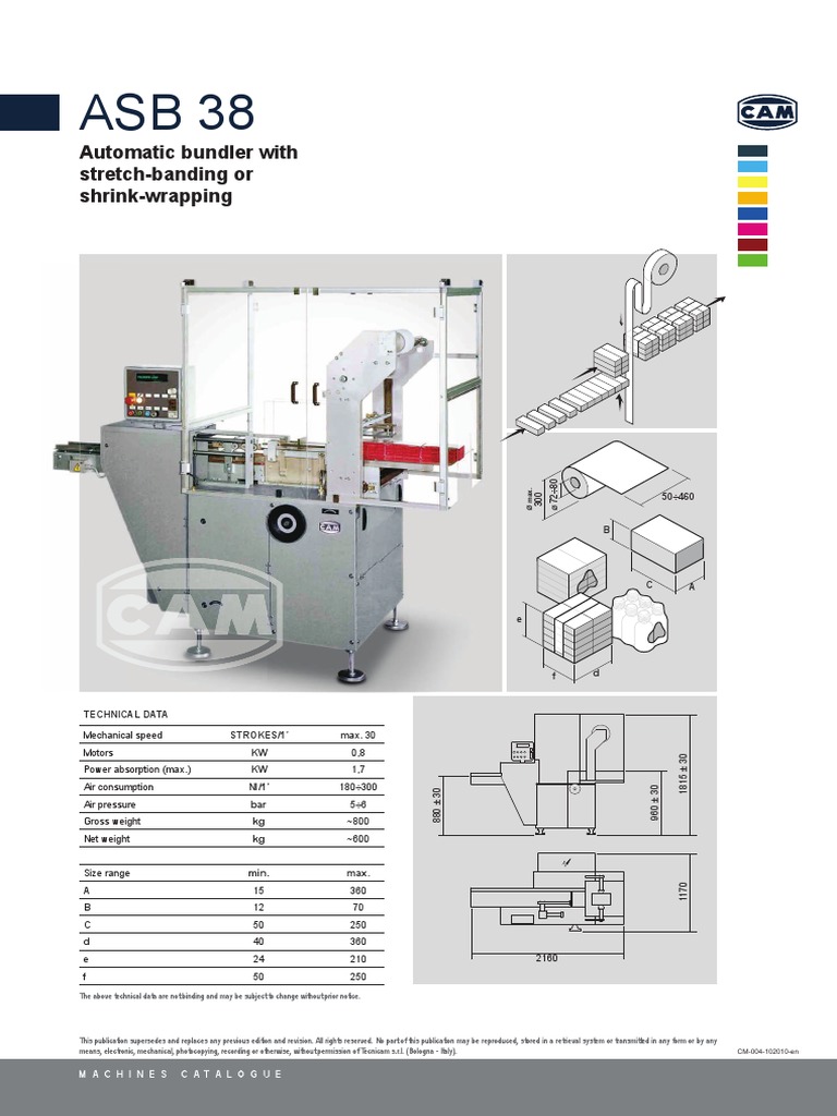 Automatic bundler machine technical specifications | PDF