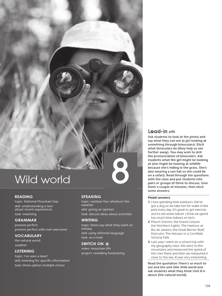 Gold Exp 2e A2 TB U8 | PDF | Verb | Question