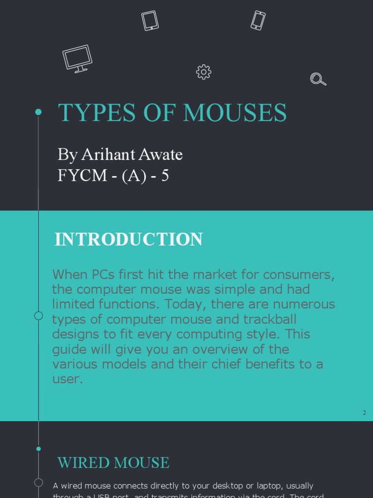 Overview of Computer Mouse Types | PDF | Wireless | Computing