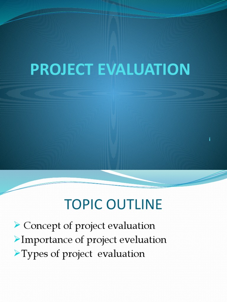 Understanding Project Evaluation Types | PDF | Evaluation | Business