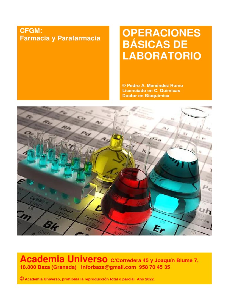 Operaciones Basicas de Laboratorio | PDF | Laboratorios | Química