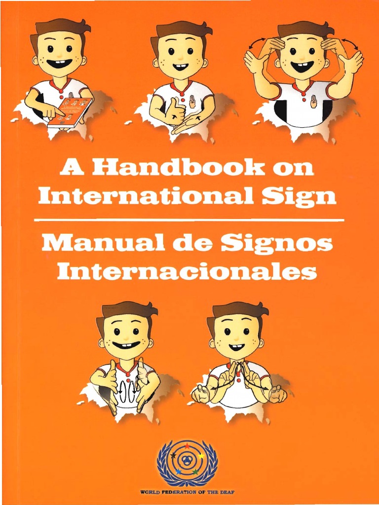 A Handbook On International Sign | PDF