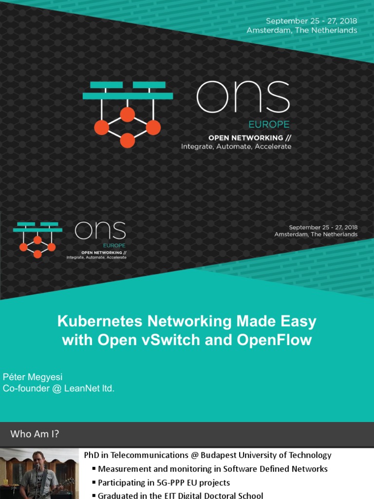 Kubernetes Networking Made Easy With Open Vswitch and OpenFlow Péter ...