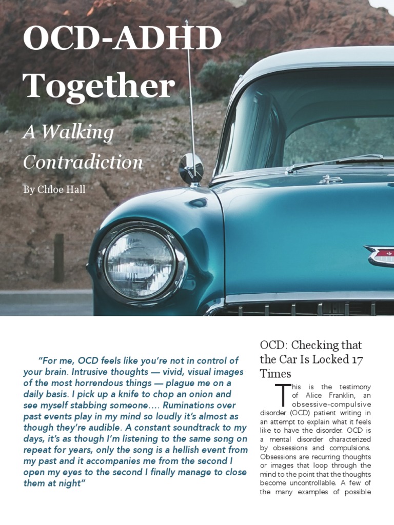Ocd Adhd Together | PDF | Obsessive–Compulsive Disorder | Attention Deficit Hyperactivity Disorder