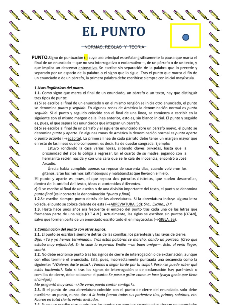 Punto Tildes Coma Siglas | PDF | Acrónimo | Coma