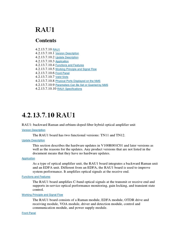 OSN 9800 Product Documentation V100R007C00 - 01 20171204065122 | PDF | Optical Fiber ...