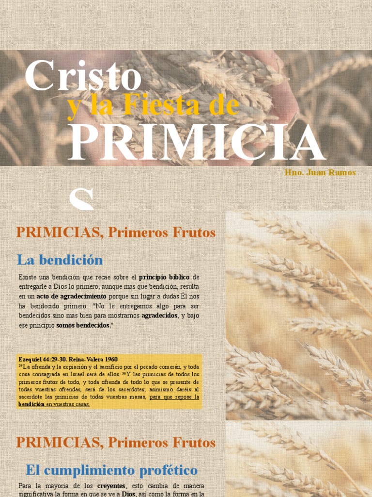 Cristo y Las Primicias Presentacion | PDF | Jesús | La resurrección de ...
