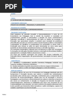 Modelo de PCC para Pedagogia Estácio | PDF