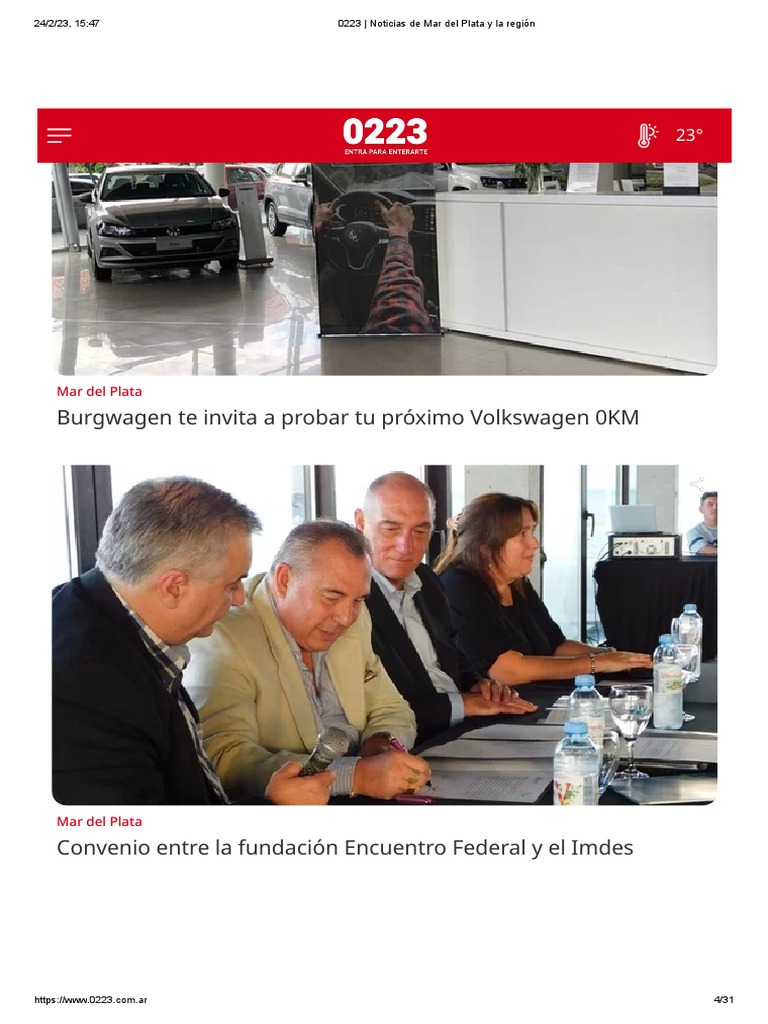 0223 - Noticias de Mar Del Plata y La Región4 | PDF
