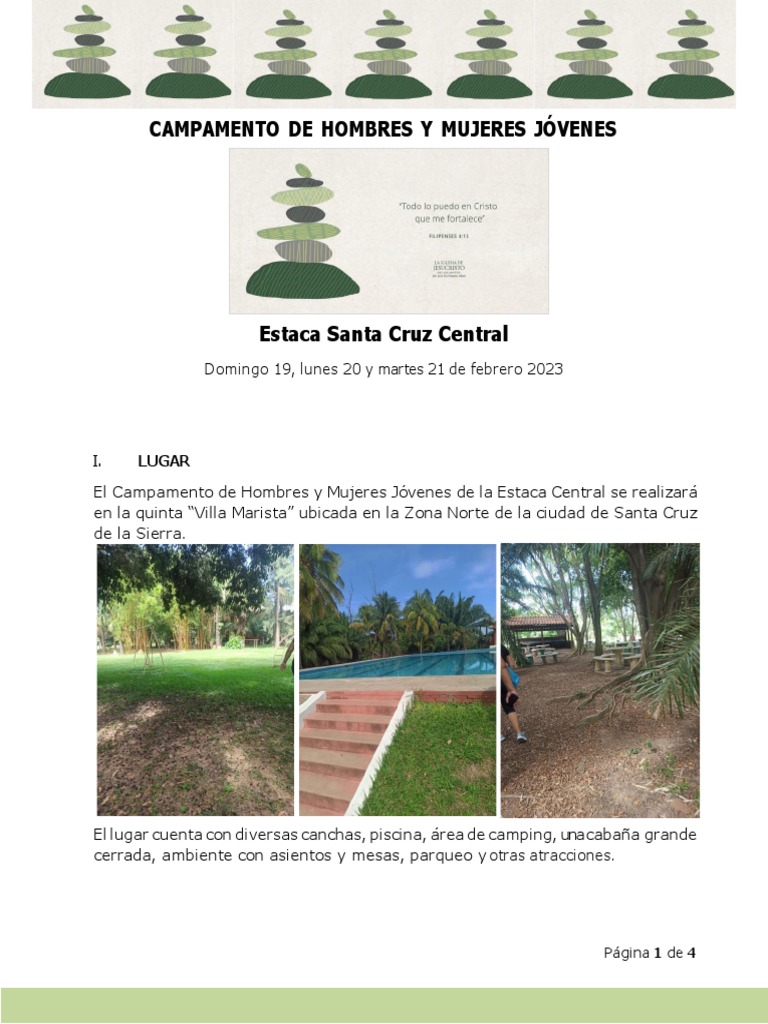 Camp HHJJ y MMJJ | PDF