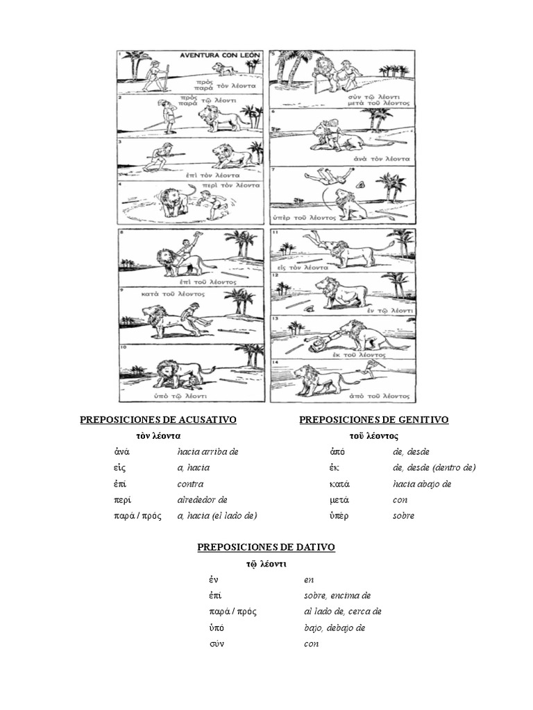 06 Preposiciones León Griego | PDF