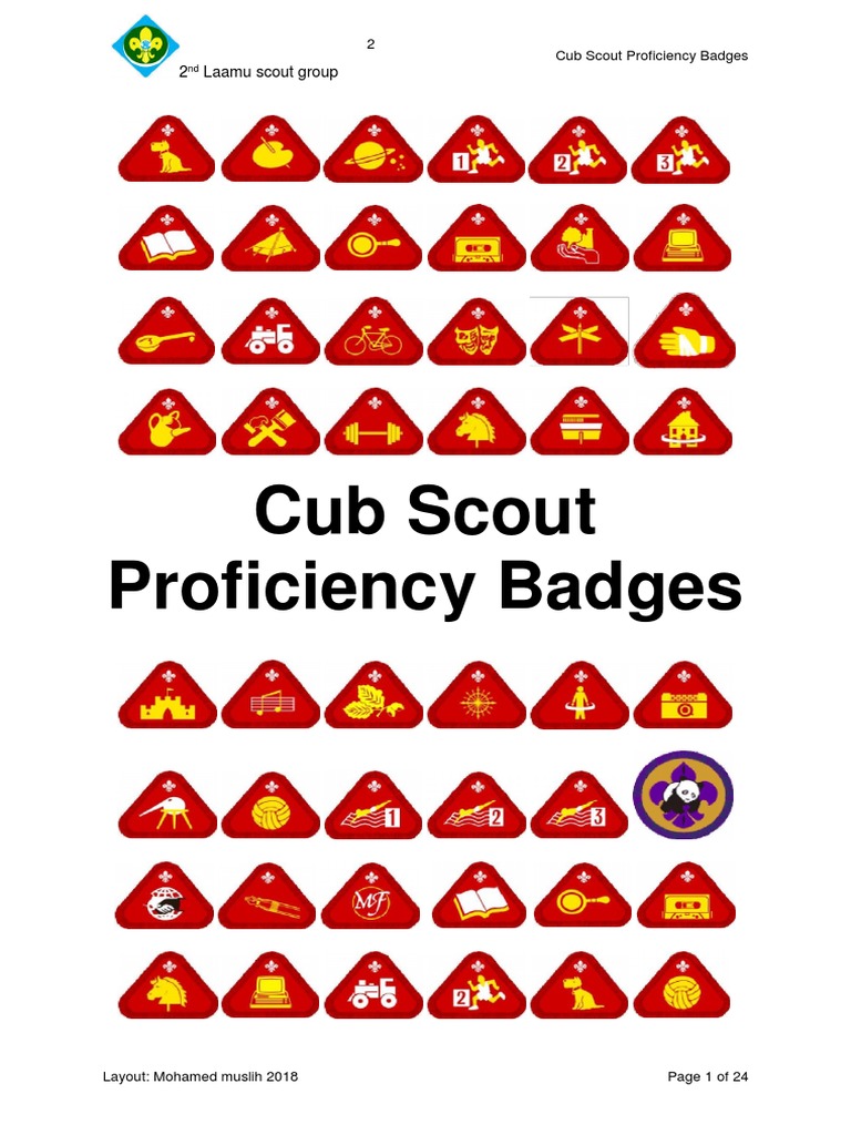 Cub Scout Proficiency Badges: A Guide to Earning Badges Through ...