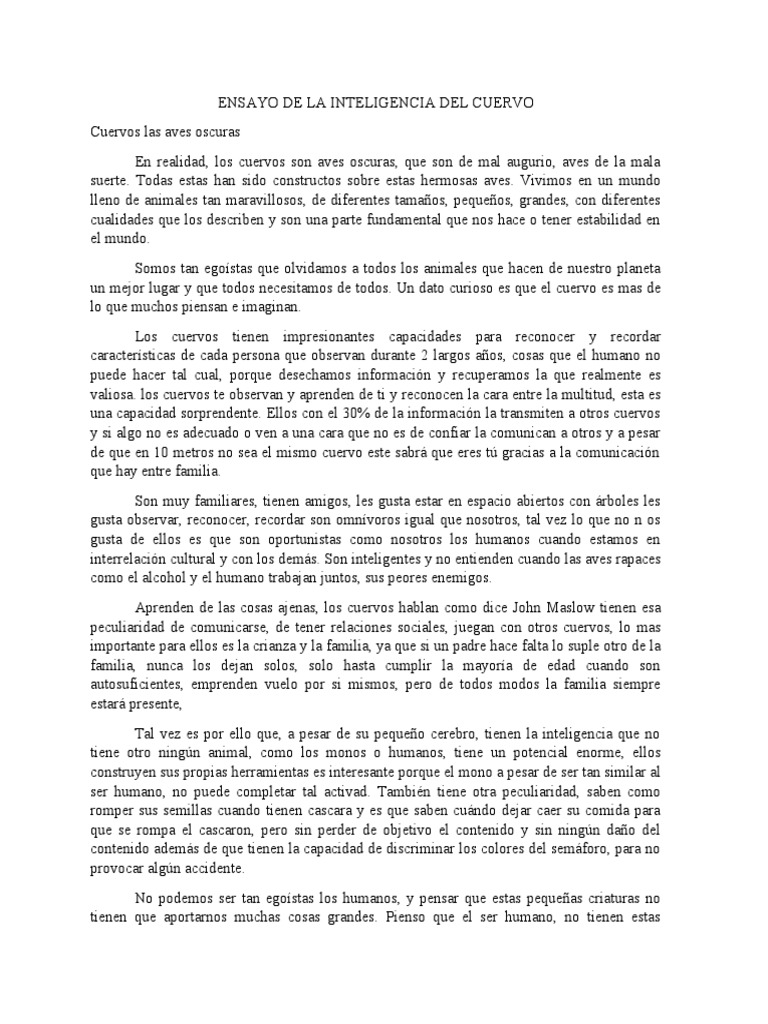 La sorprendente inteligencia de los cuervos y su potencial para aportar ...