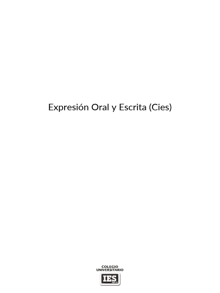 Expresion Oral y Escrita | PDF | Internet | Información