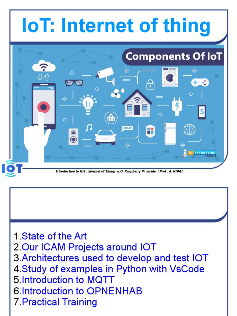 IOT ICAM Presentation AR Ok 46 Version Etudiant | PDF | Internet Of ...
