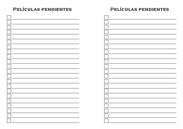 Cuaderno Cinefilo Hoja2-1 | PDF