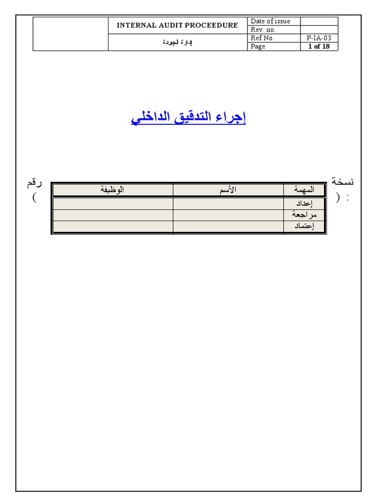 3 Internal Audit | PDF