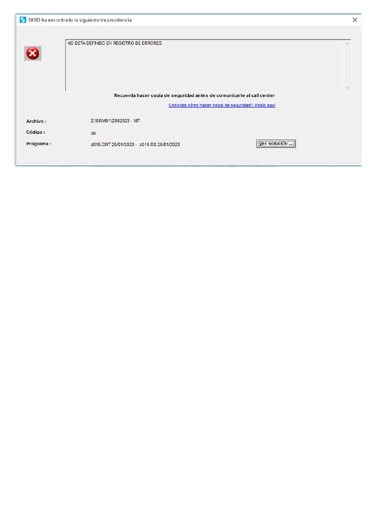 Errores Siigo Pyme | PDF