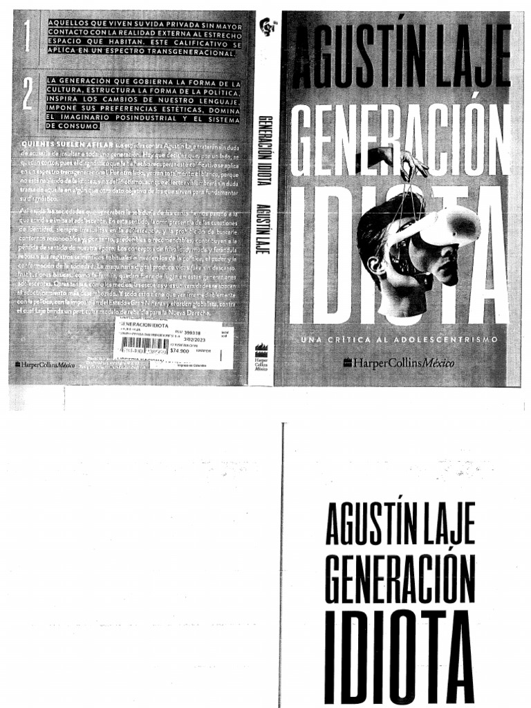 Generacion Idiota Libro | PDF
