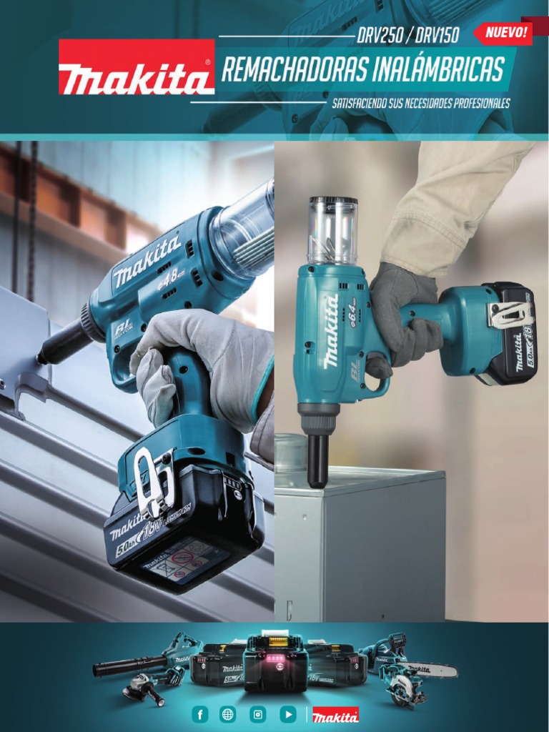 FL 20 156 DRV250 Drv150-Remachadoras-Inalambricas | PDF | Bienes manufacturados