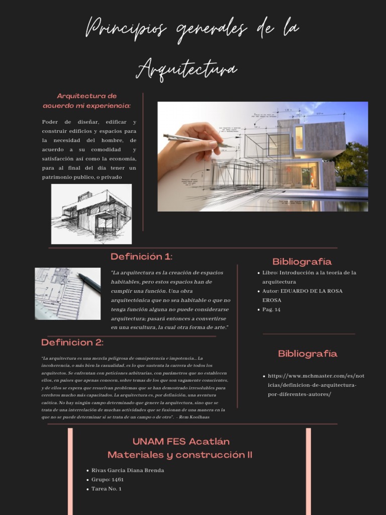 Póster Académico Con Infografía para Escuela de Arte Rojo y Negro | PDF