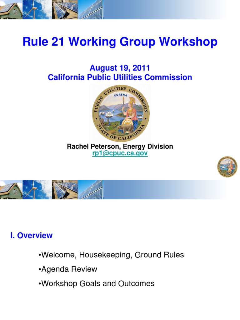 Reforming California's Rule 21 Interconnection | PDF | Consensus ...