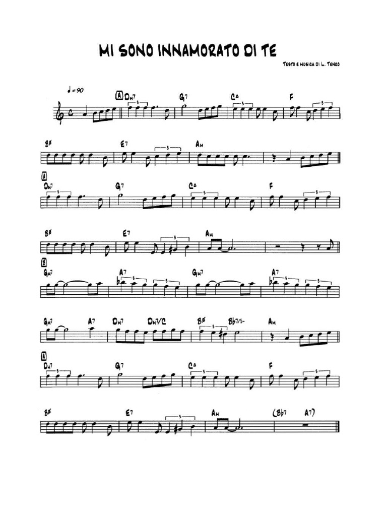 Mi Sono Innamorato Di Te | PDF