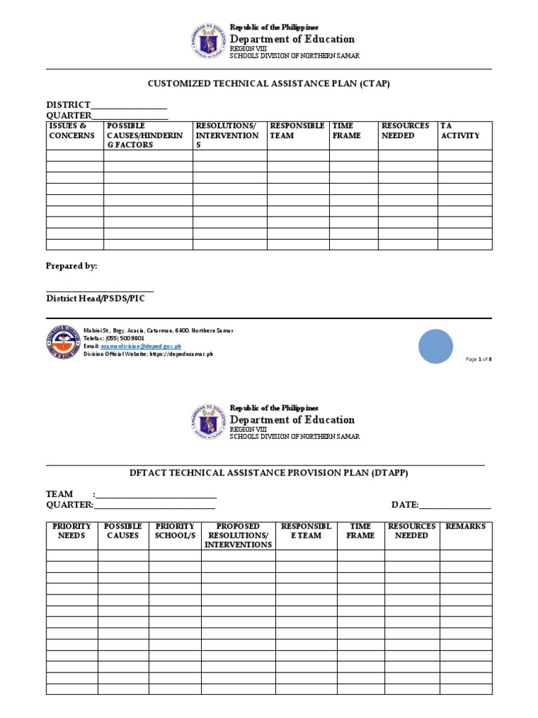 TA Forms and Template | PDF | Government