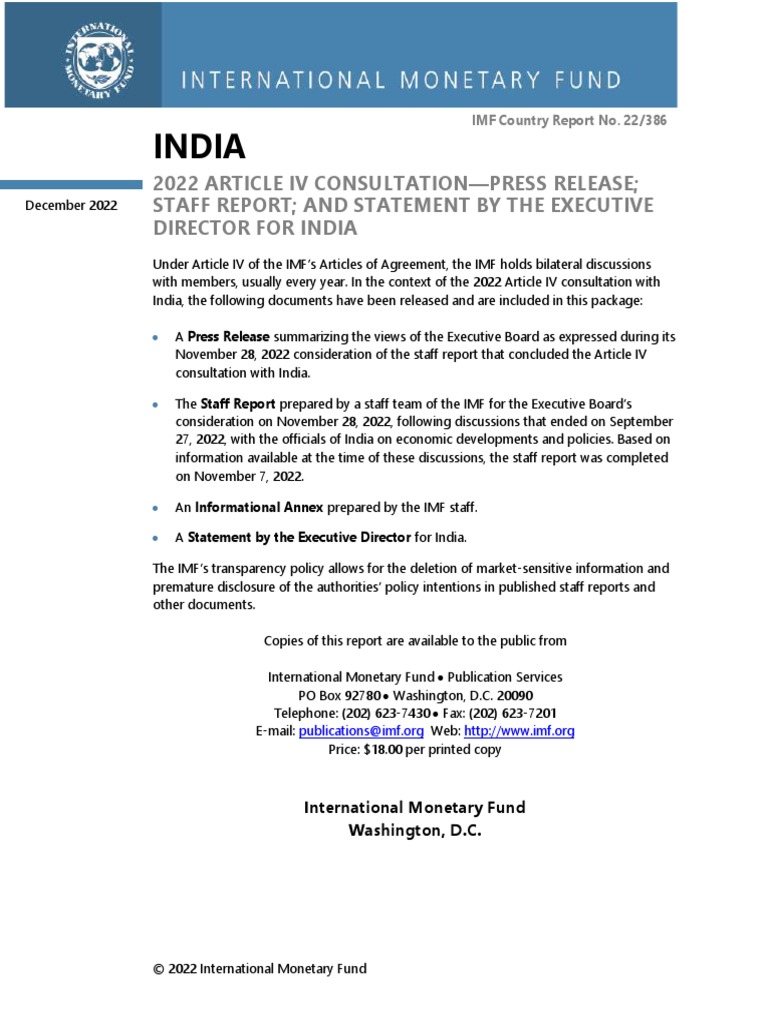 1INDEA2022001 | Download Free PDF | Fiscal Policy | Inflation